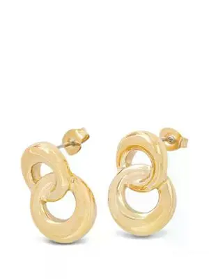 TRUSSARDI Interlocking Ring Earrings