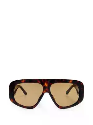 Attico Milano Pilot Sunglasses - Brown