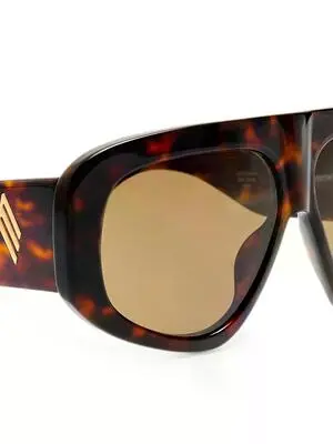 Attico Milano Pilot Sunglasses - Brown