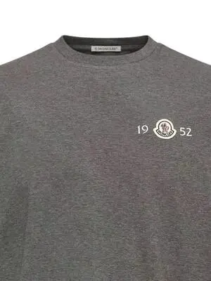 Moncler Logo-patch Short-sleeve T-shirt - Grey