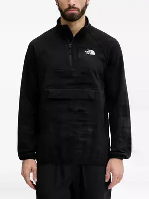 The North Face Waffle-knit Half-zip Sweatshirt - Black