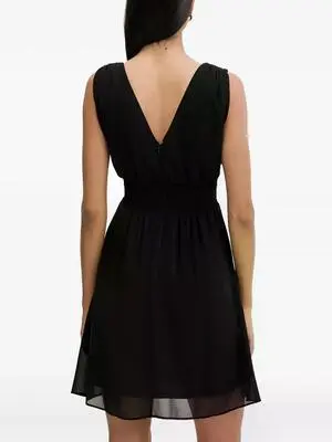 MORGAN Button-detail Ruched Mini Dress