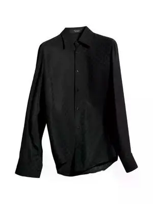 Gucci Gg Supreme Jacquard Shirt - Black