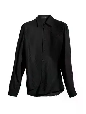 Gucci Gg Supreme Jacquard Shirt - Black