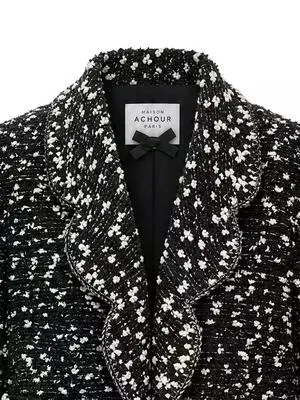 EDWARD ACHOUR PARIS Mélange-effect Bouclé Jacket
