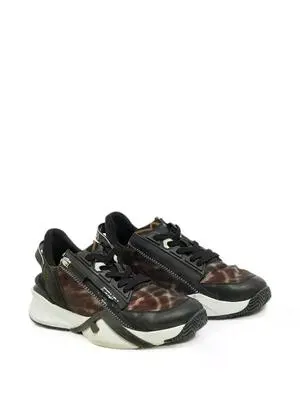 Fendi Flow Sneakers With Animal Print Panels