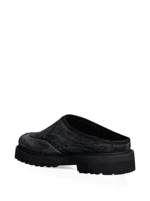 Diemme Contrast-stitch Slip-on Mules