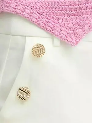 MORGAN Button-detail Tailored Trousers