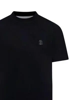 Brunello Cucinelli Logo-embroidered T-shirt