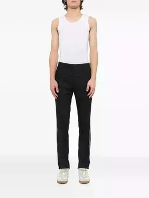 LANVIN Contrast Panel Slim Trousers