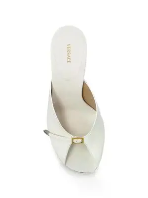 Versace Buckle Detail Stiletto Heeled Sandals