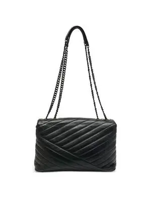 Tory Burch Kira Quilted Shoulder Bag - Black