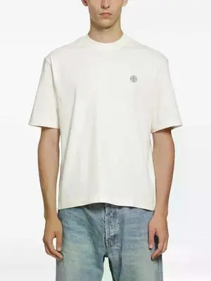 Stone Island Logo-patch T-shirt - Neutrals