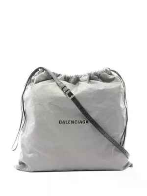 Balenciaga Leather Shopper Dust Bag Crossbody Bag