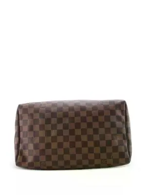 LOUIS VUITTON Speedy Handbag Damier 30 Satchel - Brown