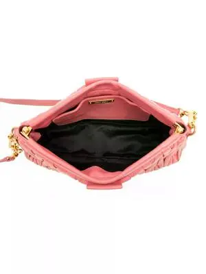Miu Miu Matelasse Nappa Frame Shoulder Bag - Pink