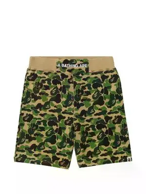 A BATHING APE Abc Camo Shorts - Neutrals