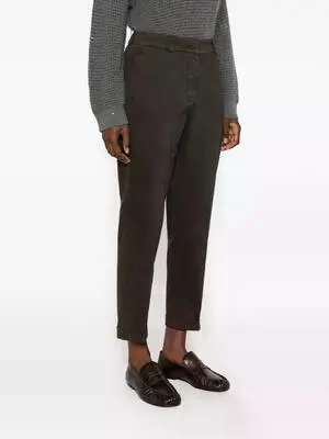 Peserico Cropped Trousers With Turned-up Hems