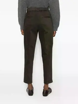 Peserico Cropped Trousers With Turned-up Hems