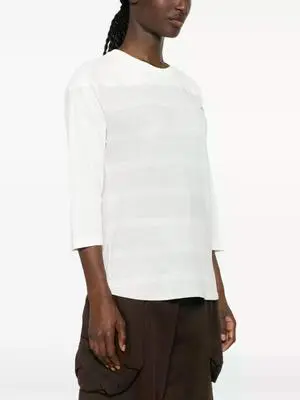 Kenzo Striped Three-quarter Sleeve Top