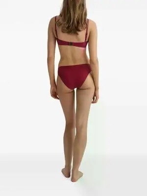 Bondi Born Anja Square-neck Bikini Top - Red