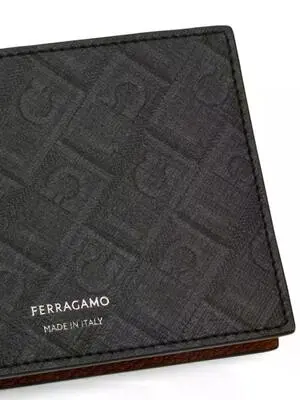 FERRAGAMO Monogram Wallet - Grey