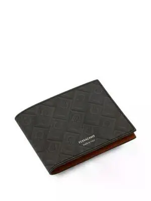 FERRAGAMO Monogram Wallet - Grey