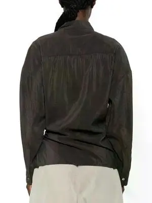 LEMAIRE Crinkled Texture Wrap Shirt