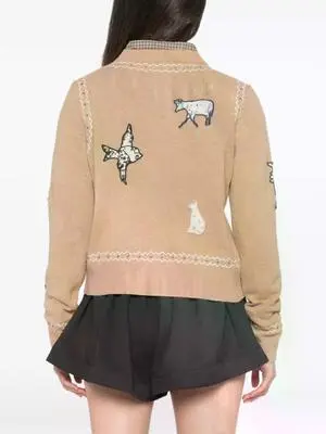 Sea Winslow Animal-patch Cardigan