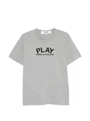 Comme Des Garçons Logo Print Cotton T-shirt