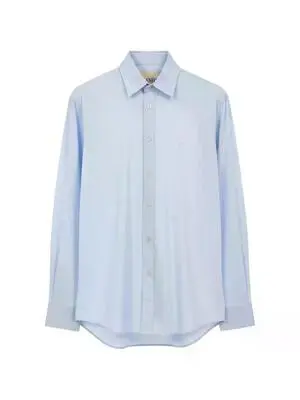 Valentino Garavani Embroidered-logo Long-sleeve Shirt