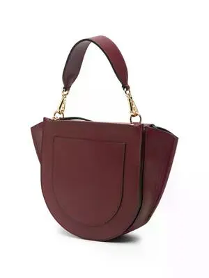 WANDLER Small Hortensia Leather Tote Bag - Red