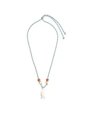 Flowze Shell Pendant Necklace - Blue