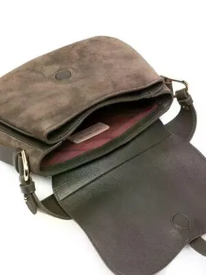 COCCINELLE Suede Shoulder Bag - Grey
