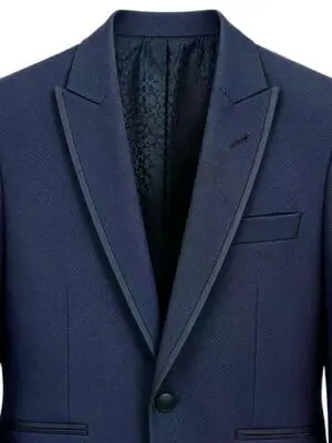 RAMON SANJURJO Textured-finish Peak-lapel Suit