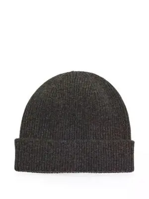 Givenchy Logo Appliqué Rib-knit Beanie Hat