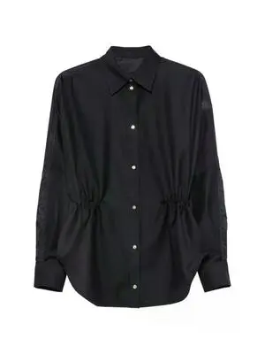 Moncler Drawstring Waist Shirt - Blue