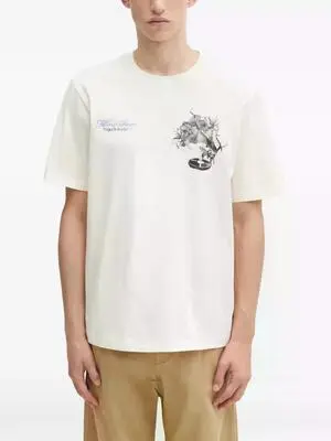 Filling Pieces Graphic-print Crew-neck T-shirt - Neutrals