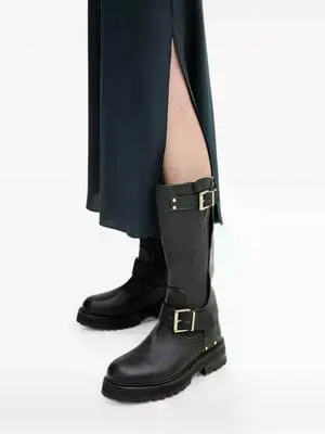 ALLSAINTS Hadley Cowl Neck Maxi Dress
