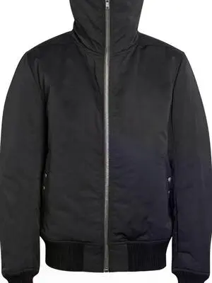 Rick Owens High-neck Bomber Jacket - Black