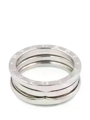 BVLGARI B.zero1 Three-band Ring In White Gold - Silver