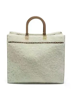 Fendi Medium Sunshine Shearling Tote Bag