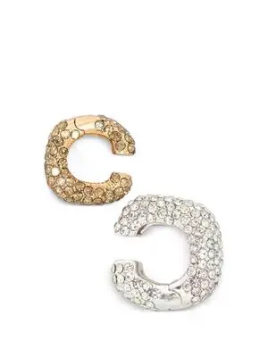 Cult Gaia Solene Crystal-embellished Ear Cuffs