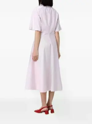 Moschino Midi Bow Detail Shirt Dress