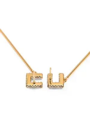 Elisabetta Franchi Crystal-embellished Drop Earrings