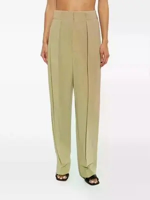 Victoria Beckham Pleated Straight-leg Trousers