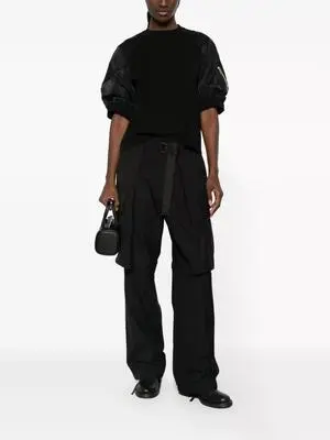 Sacai Belted Cargo Pants - Black
