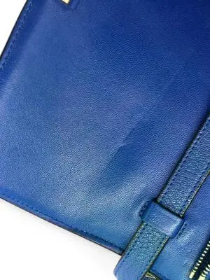Celine Classic Box Bag Grainy Leather Medium Crossbody Bag - Blue