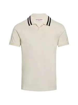 Orlebar Brown Tipped-collar Polo Shirt - Neutrals