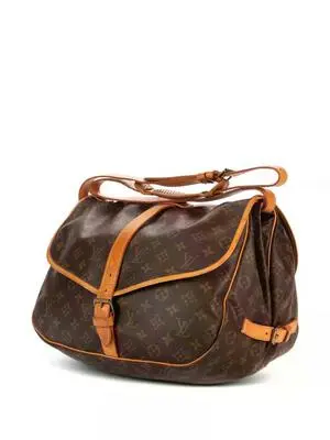 LOUIS VUITTON Saumur Gm Monogram Canvas Crossbody Bag